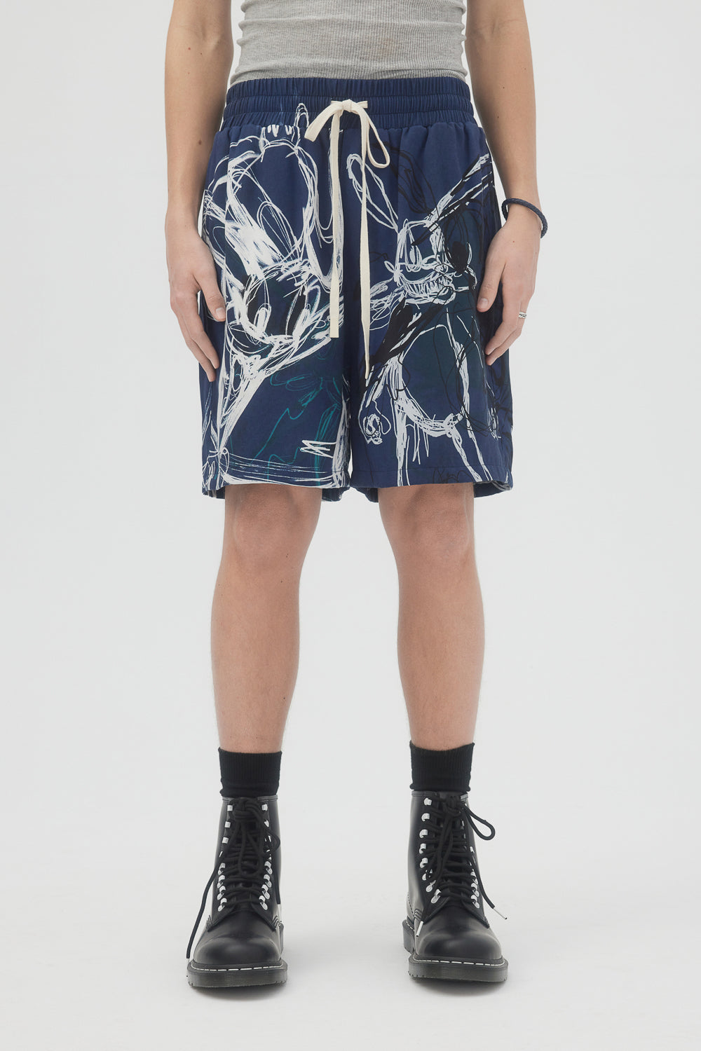 Domrebel | Roo Shorts Blue | Intro